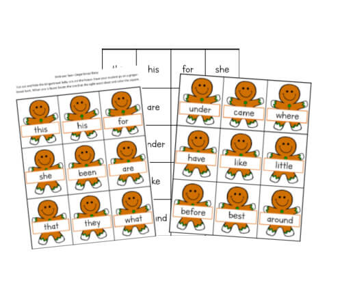 Gingerbread Baby Printable