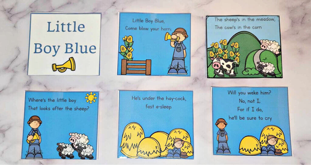 Little Boy Blue Nursery Rhyme Activities